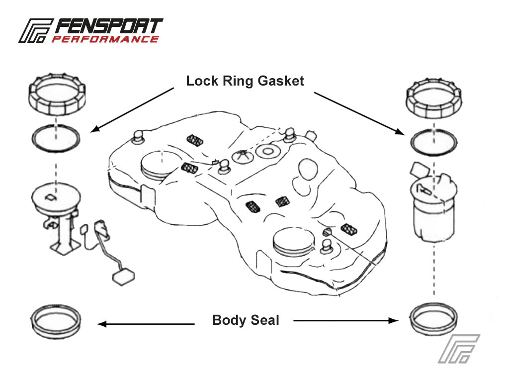 Fuel Pump Assembly - Body Seal - GR86, GT86, BRZ – Fensport Performance