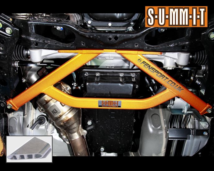 Summit Front Lower 4 Point Chassis and Subframe Brace - GT86 & BRZ ...